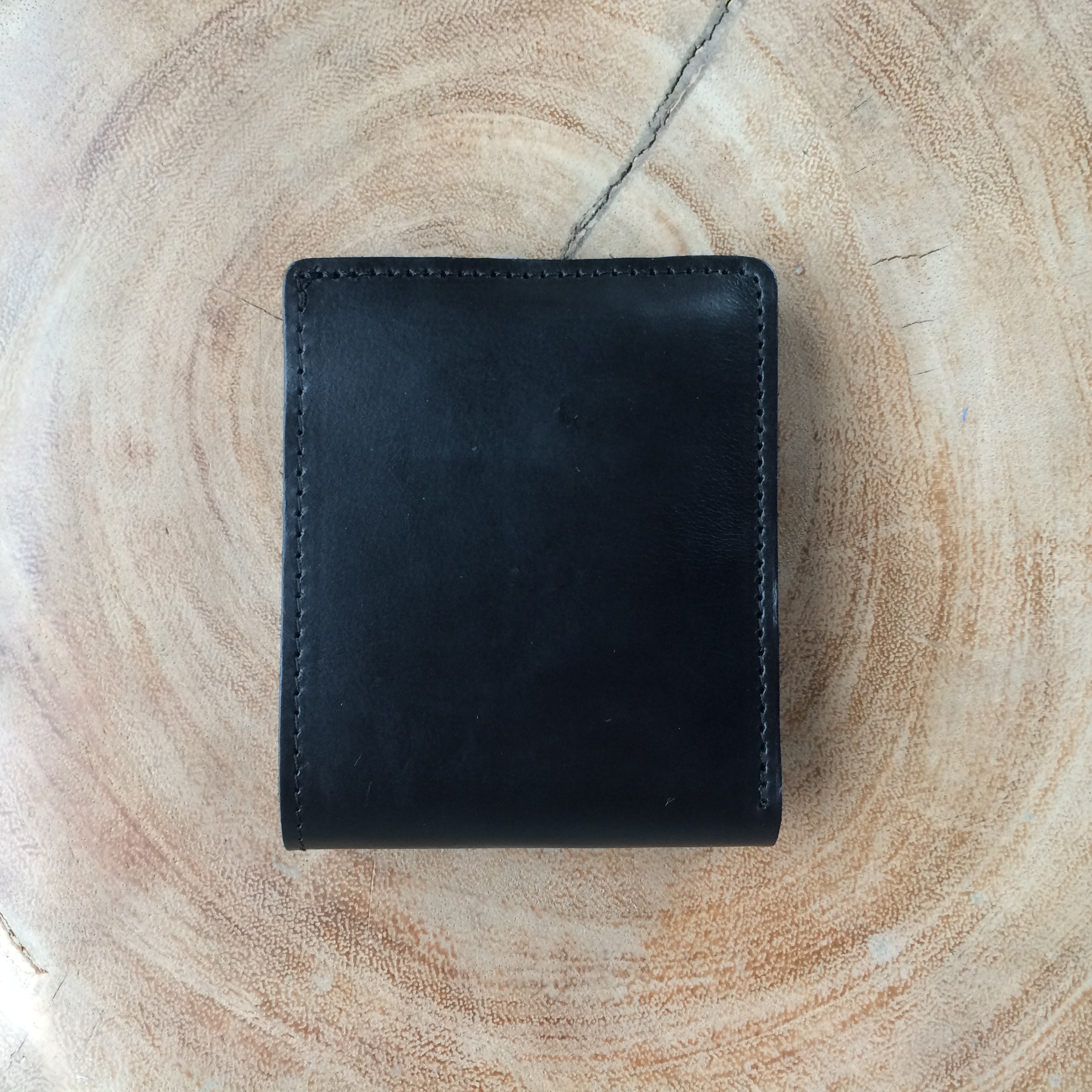 Black Horween CXL Bifold | Gustin | Accessories | Wallets