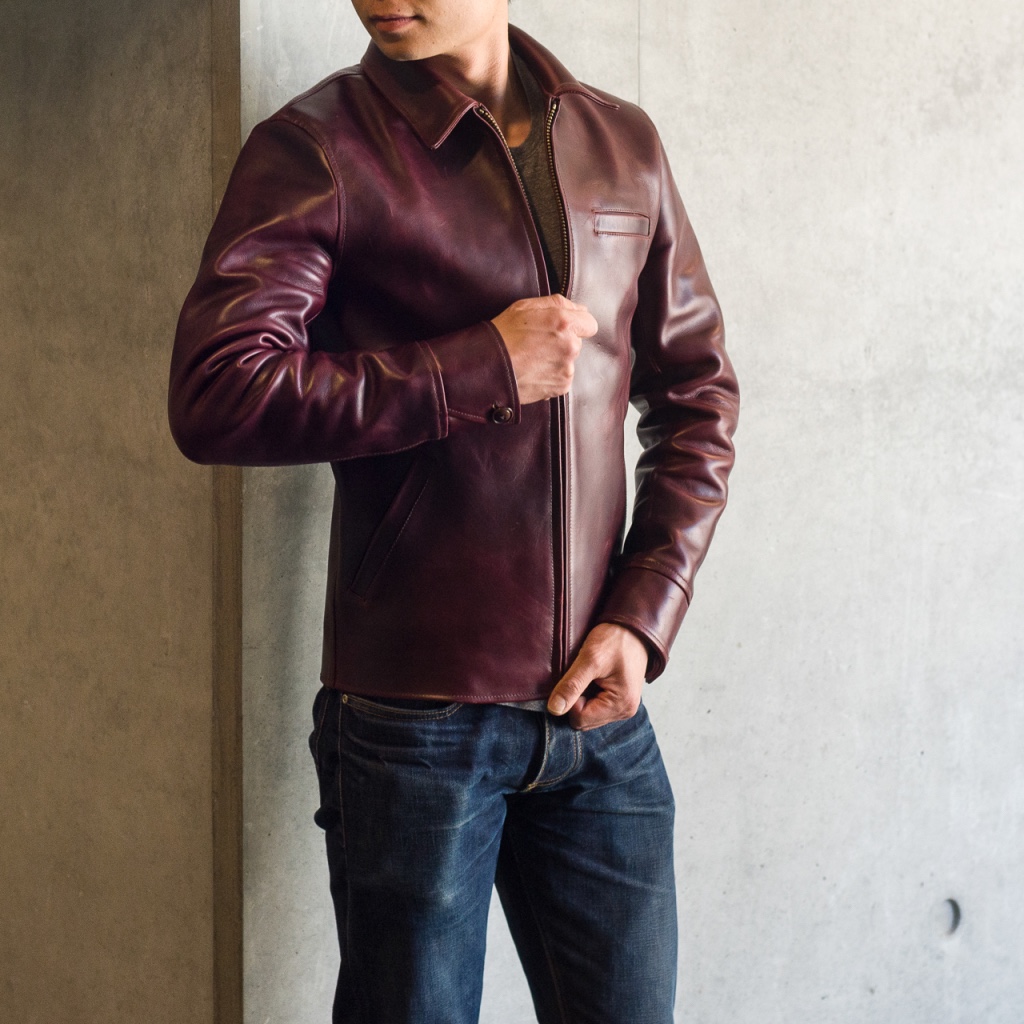 The L1 - Chromexcel #8 Horween Leather Jacket | Gustin