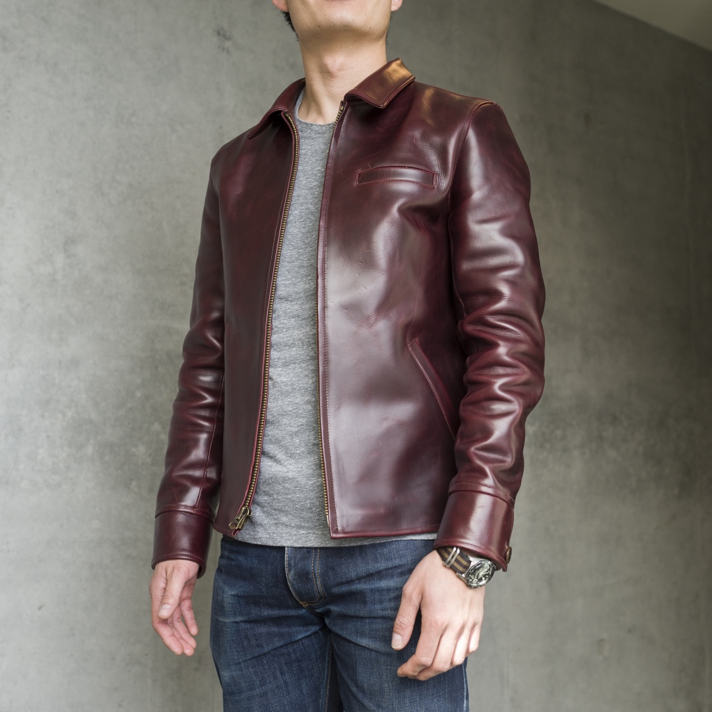 The L1 - Chromexcel #8 Horween Leather Jacket | Gustin