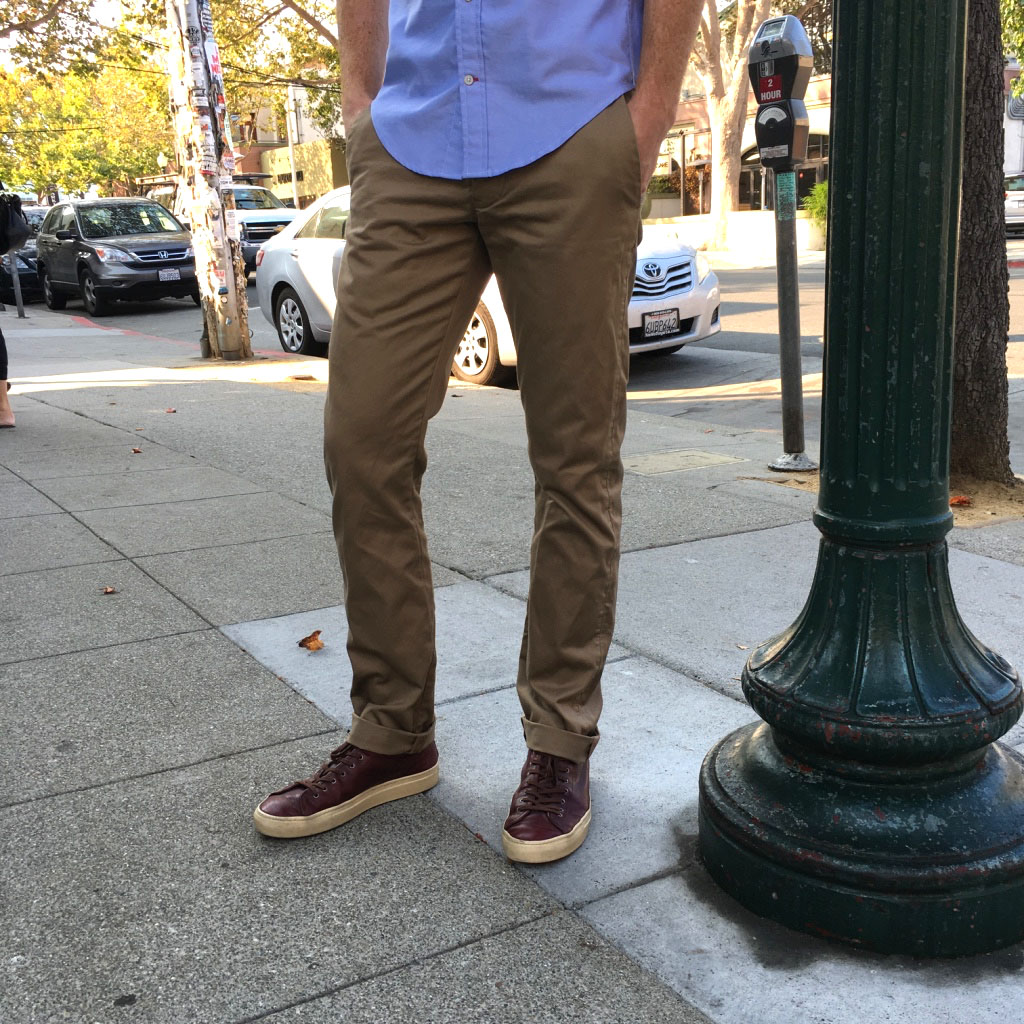94 USA Khaki Selvedge Chino | Gustin | Chinos | Chinos