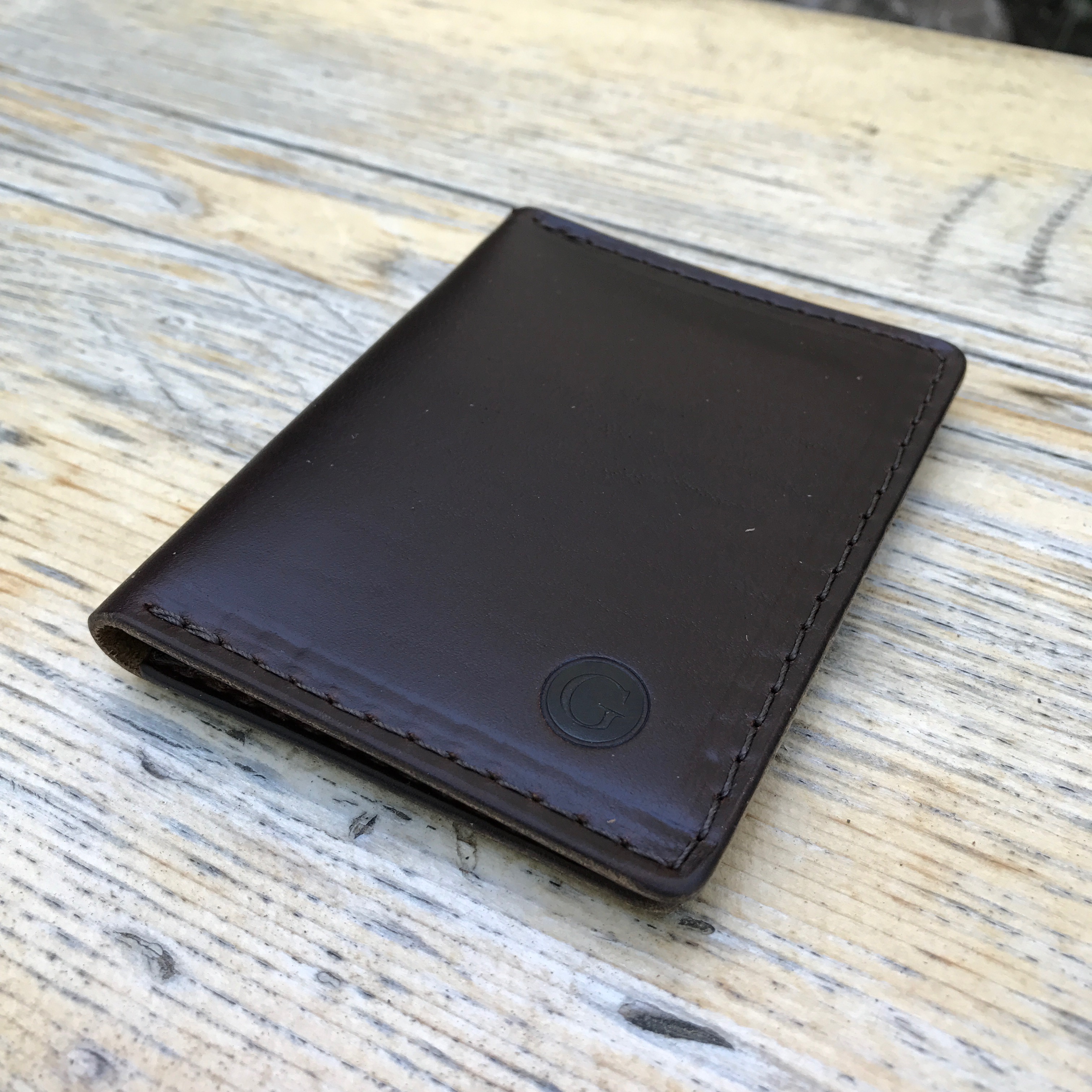 Horween Brown Chromexcel Fold Wallet | Gustin | Accessories