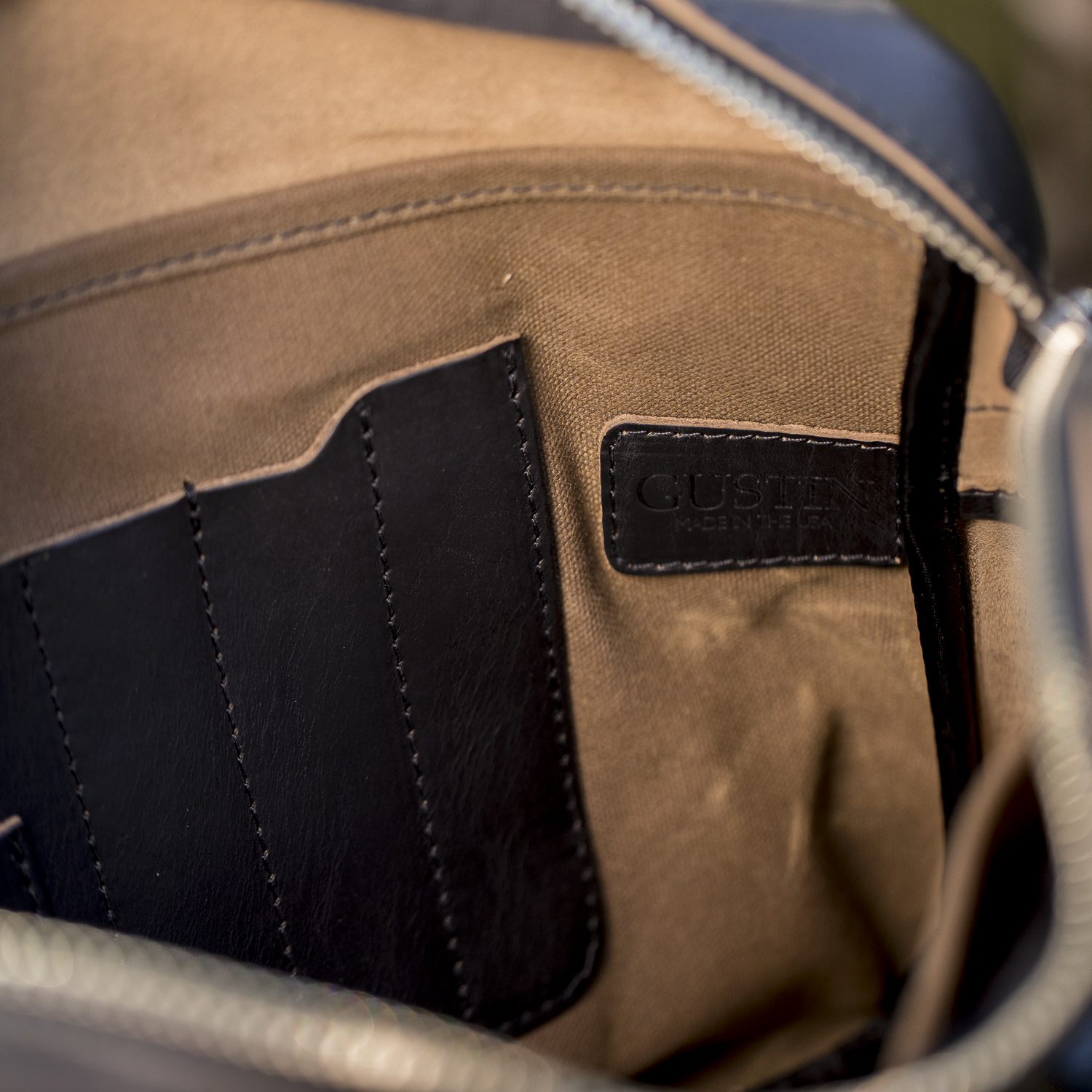 Horween Briefcase - Chromexcel Black | Gustin | Accessories