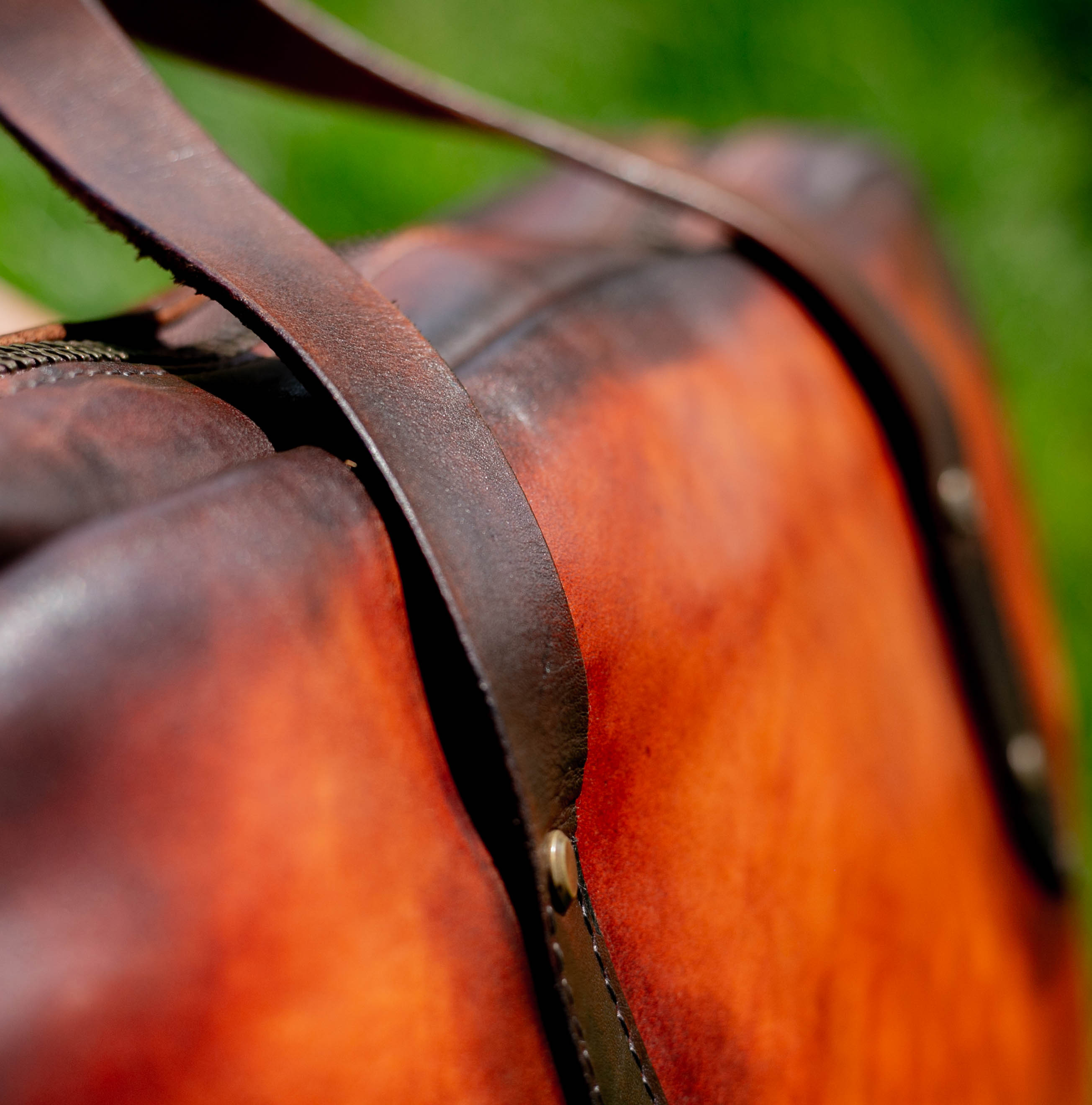Burnished Horween Briefcase | Gustin Accessories Briefcases