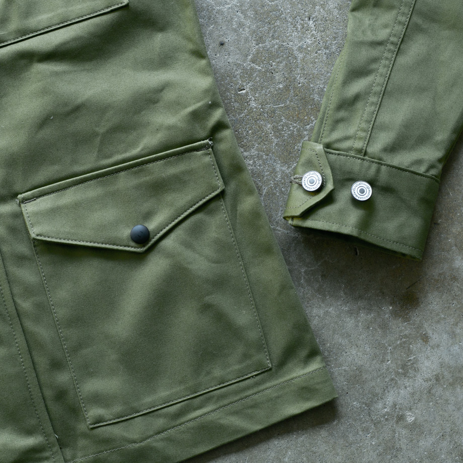 M65 Repro Sateen Field Jacket - Olive | Gustin Field Jackets