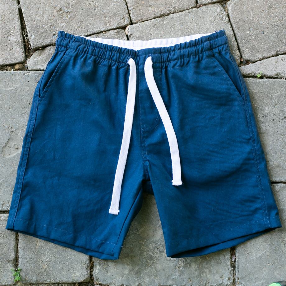 51 Classic Linen Shorts - Navy | Drawstring Chino Shorts