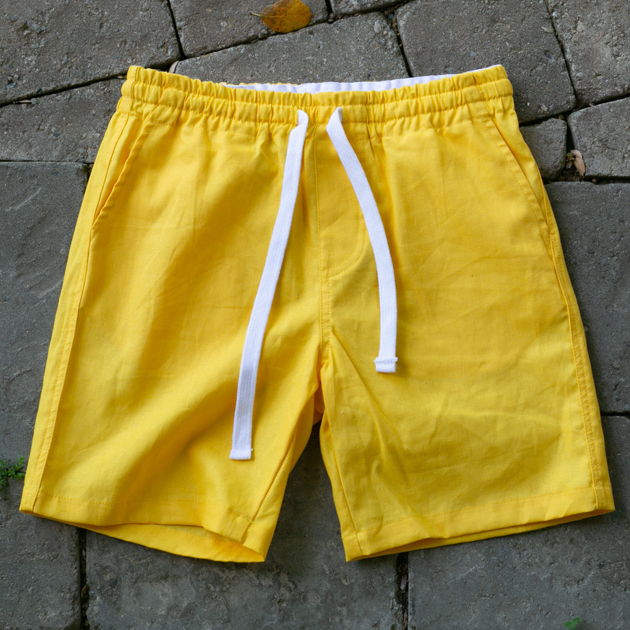 55 Classic Linen Shorts - Sun | Drawstring Chino Shorts