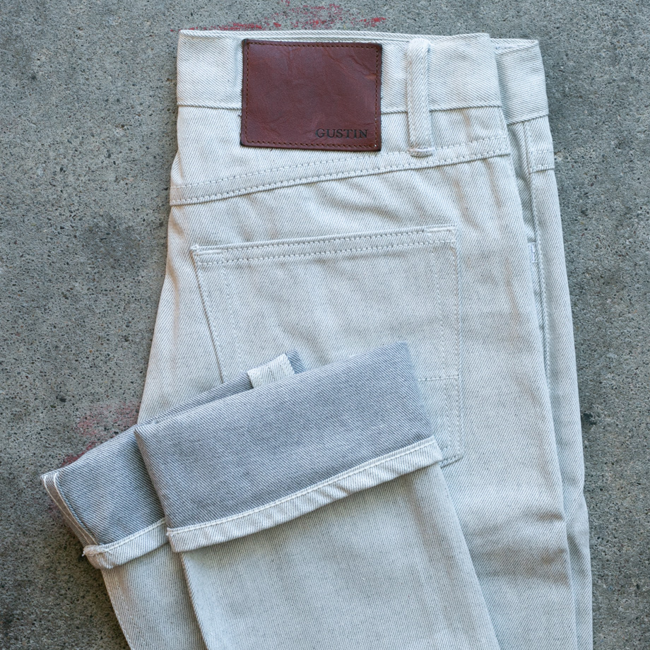 269 Japan WhiteXGrey | Gustin | Jeans | 5 Pocket Pants