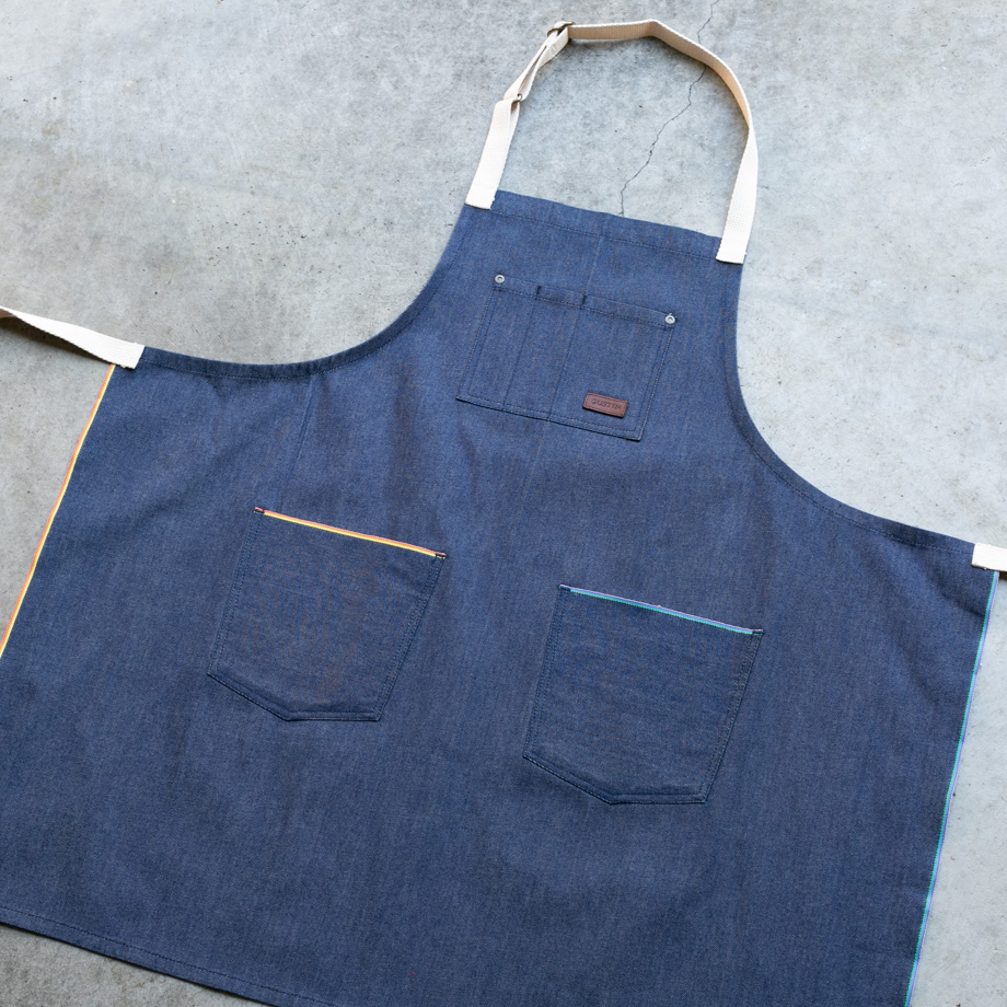 Cone Mills Double Rainbow Selvedge Apron | Gustin | Aprons