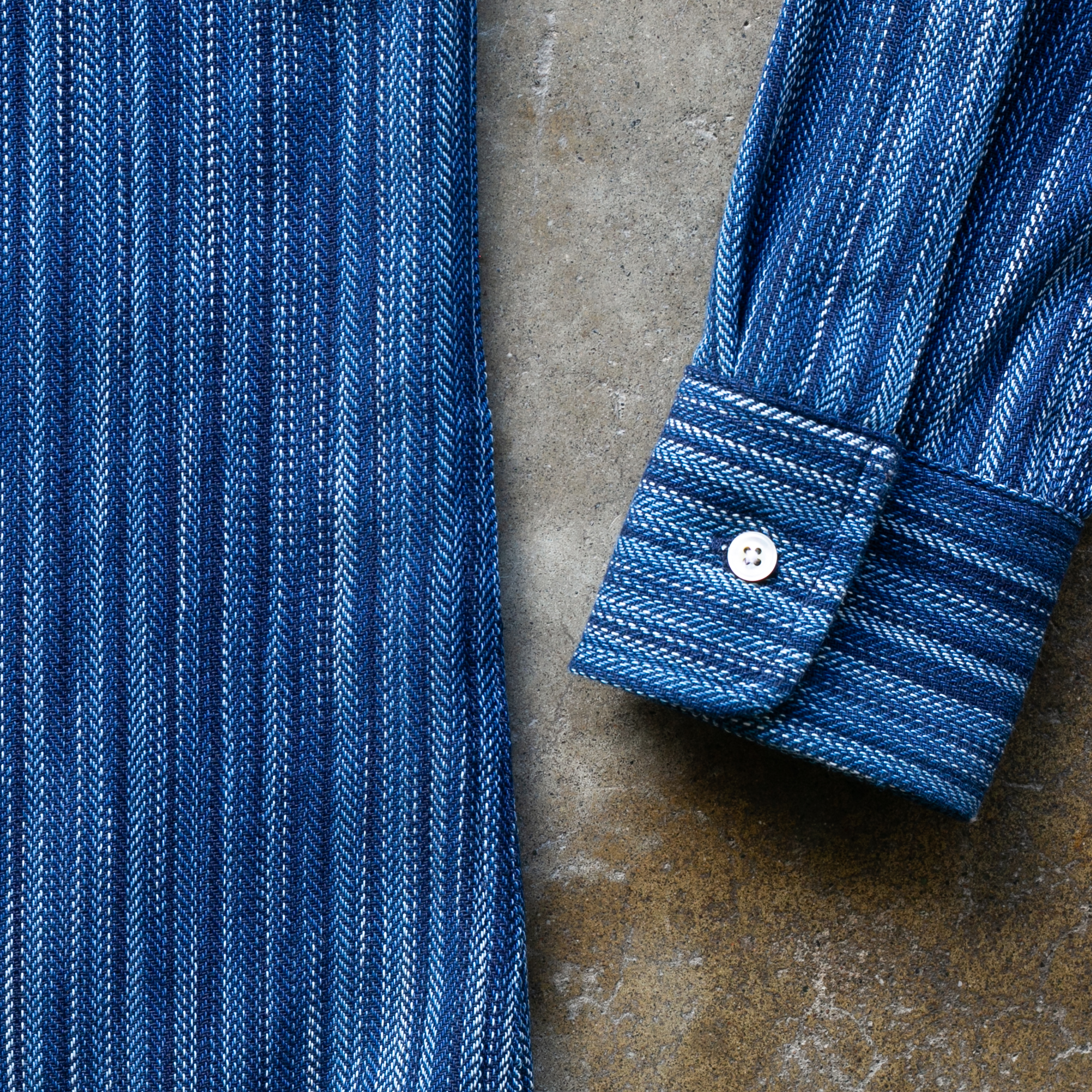 1205 Indigo Fade Shirt | Gustin | Rugged Long Sleeve Shirts