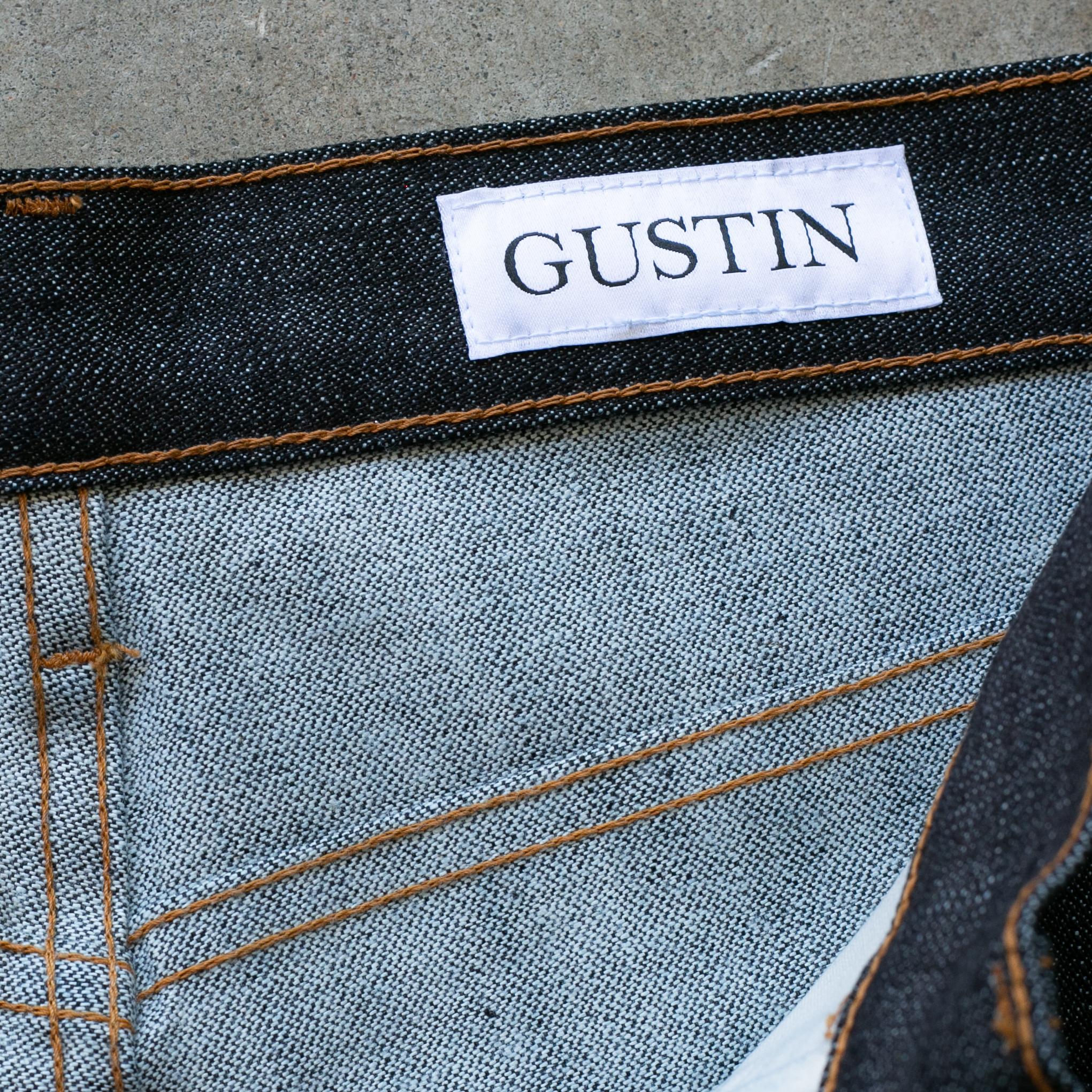 352 Japan Midnight Broken Stretch | Gustin | 5 Pocket Pants