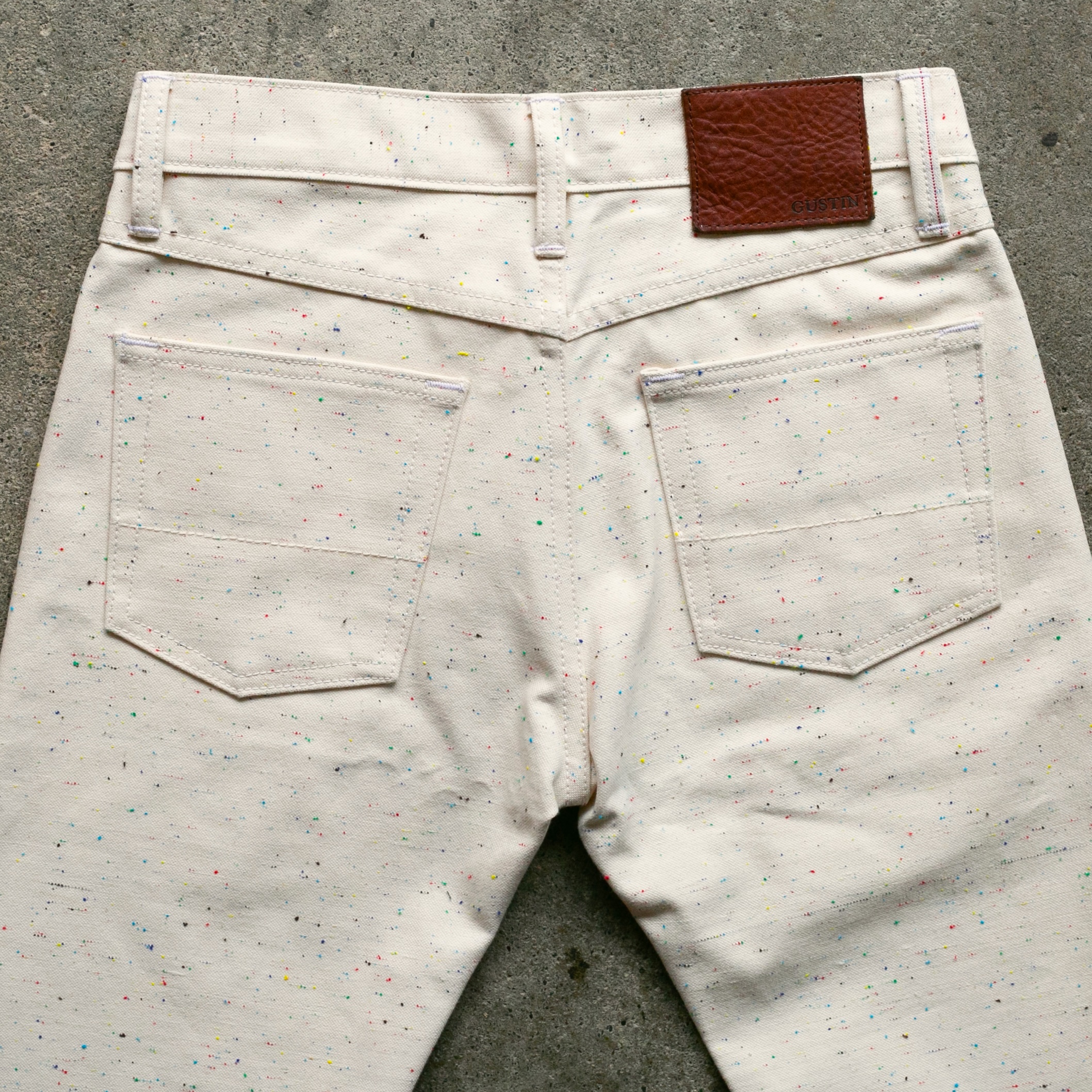 604 Rainbow Nep Selvedge Canvas | Gustin | Jeans | Selvedge