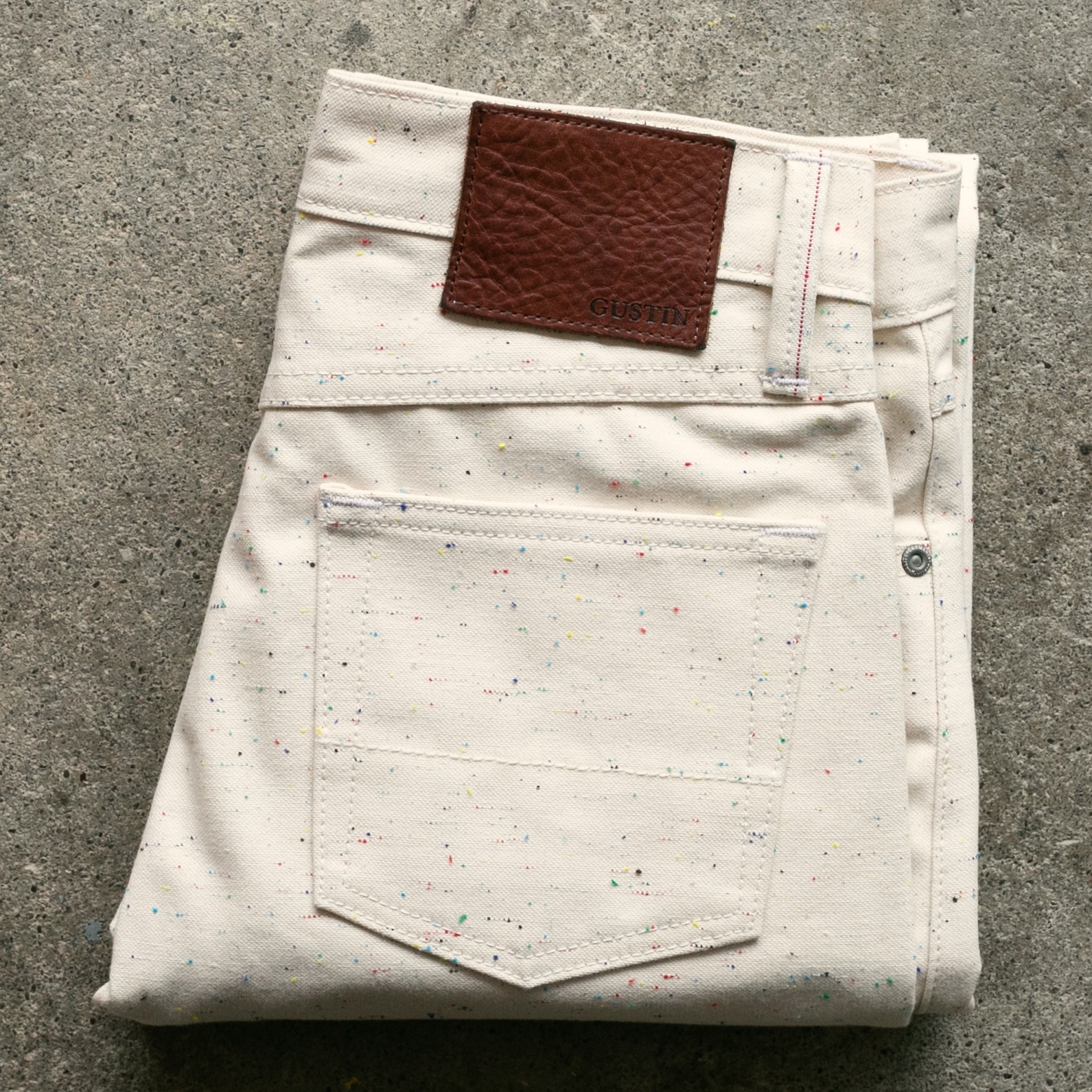 604 Rainbow Nep Selvedge Canvas | Gustin | Jeans | Selvedge