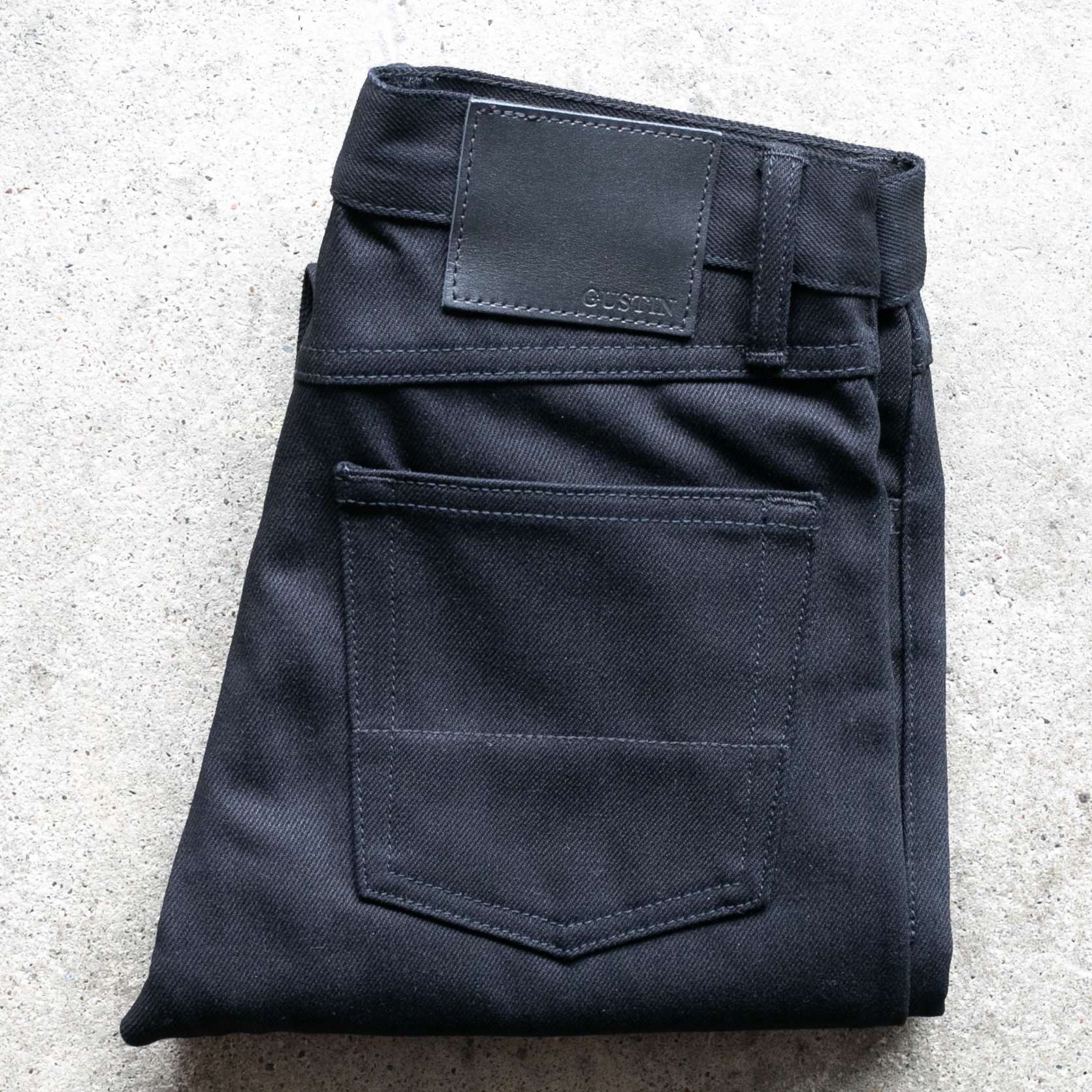 477 Cone Mills Heavy Denim - Black X Black | 5 Pocket Pants