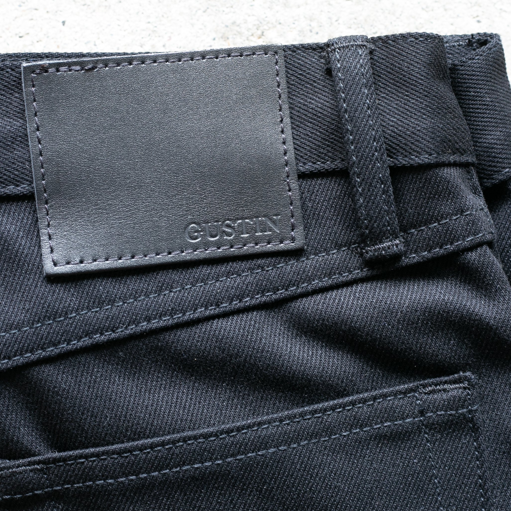 477 Cone Mills Heavy Denim - Black X Black | 5 Pocket Pants