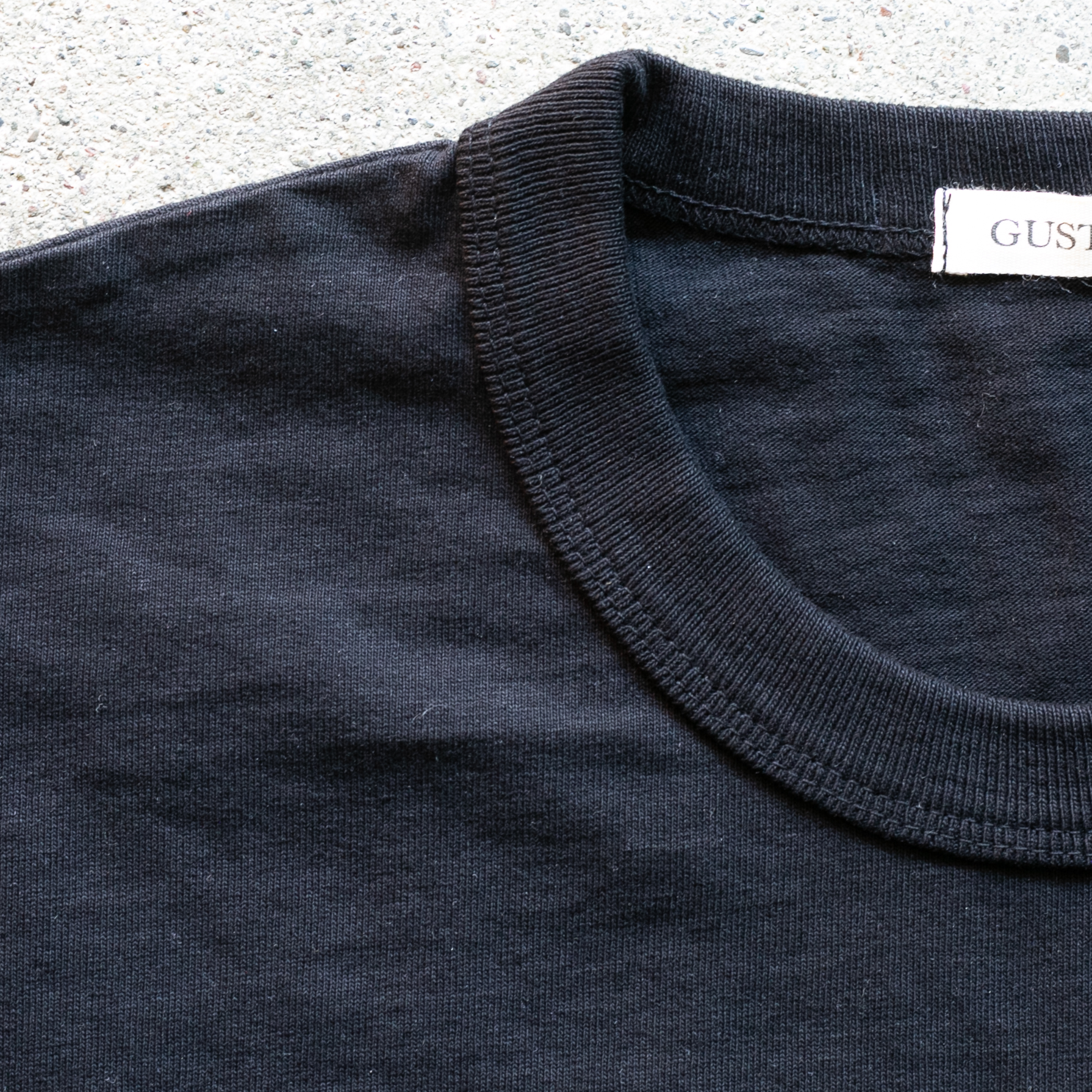 American Heavy Pocket T-Shirt - Black | Gustin | T-Shirts
